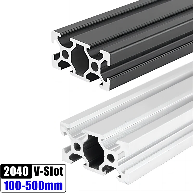 2Pcs-2040-V-Slot-Aluminum-Extrusion-Profiles-100-550mm-EU-Standard ...