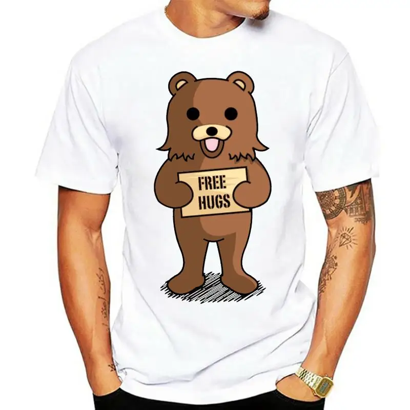 Men tshirt Free Hugs Pedobear T Shirt women T Shirt tees top ...