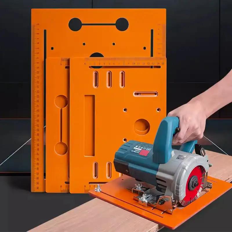 Circular-Saw-Guide-Rail-Bottom-Plate-Adjustable-Cutting-Machine ...