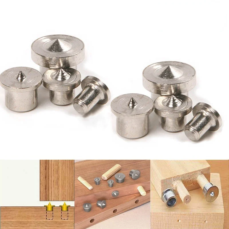 6/8/10/12mm Panel Furniture Positioning Carpentry Log Dowel Tips Round ...