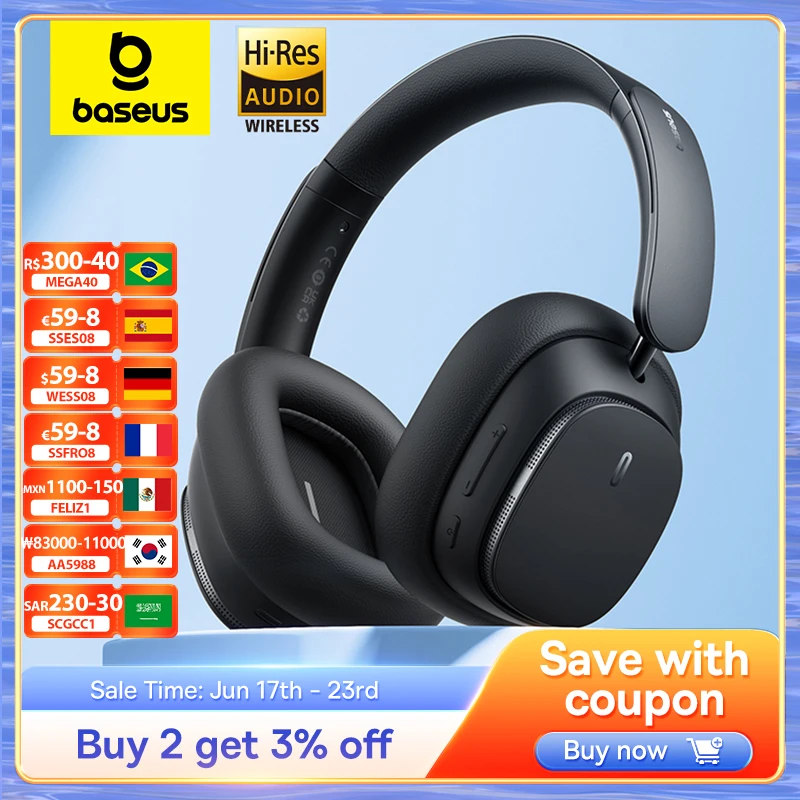 Baseus-H1-pro-Wireless-Headphone-Hybrid-48dB-Active-Noise-Cancellation ...