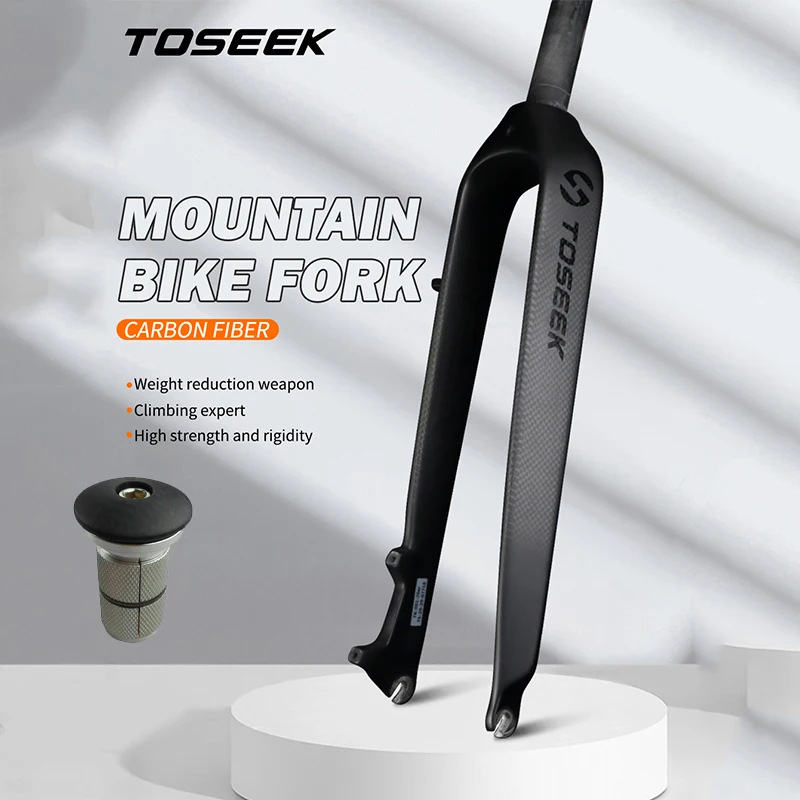 TOSEEK-26-27-5-29-Inch-Carbon-Fiber-Bike-Fork-Straight-Tapared-Tube-MTB ...