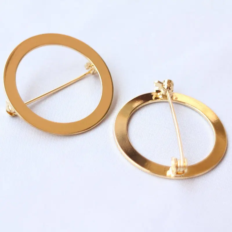 1Pc-lot-14K-Gold-Round-Brooch-Pins-Base-31-40-45mm-Safety-Brooch-Safety ...