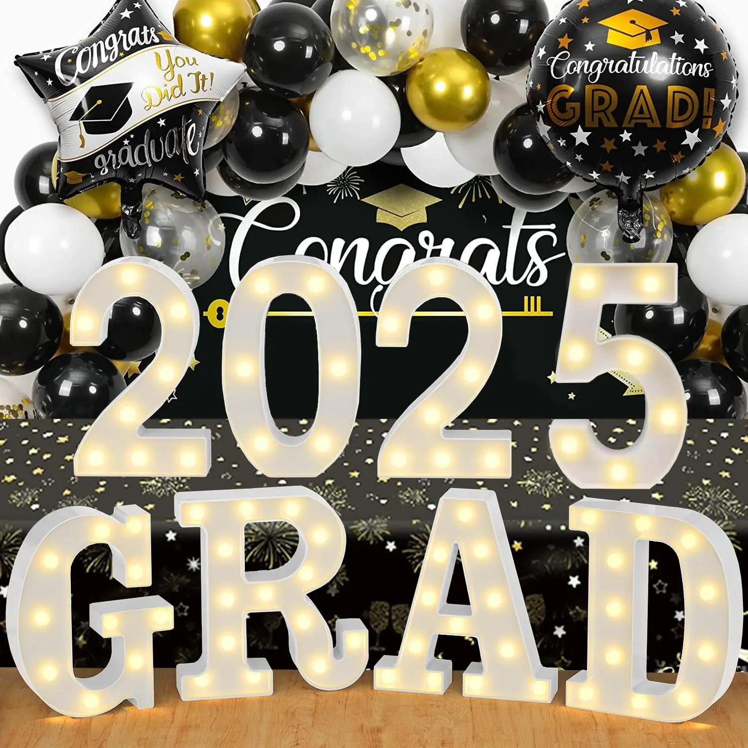 Marquee Numbers Large Birthday Decorations Number Graduation Wedding ...