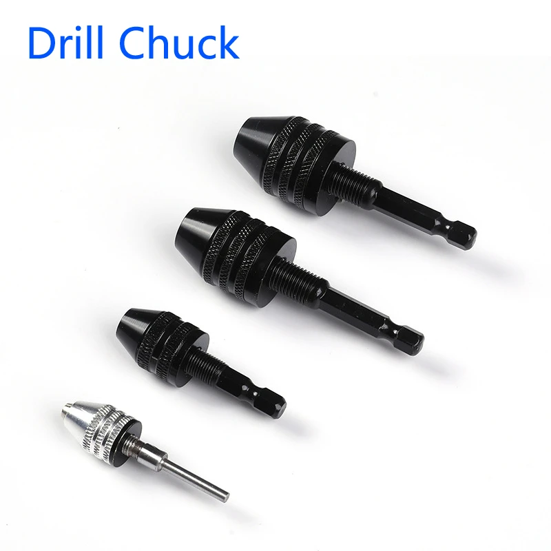 Mini Keyless Drill Chuck 0.3-8mm Electric Drill Bits Collet Fixture ...