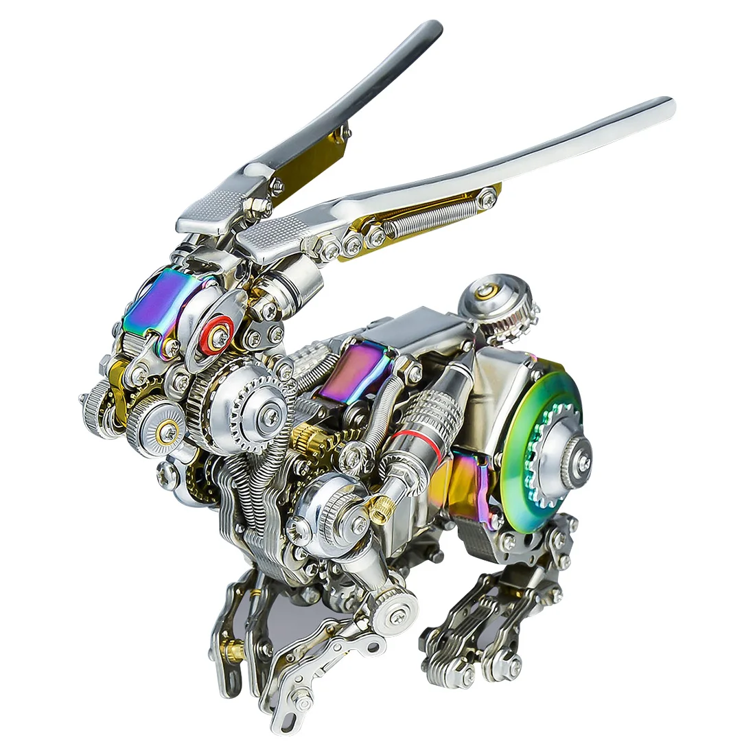 3D-Metal-Mechanical-Rabbit-Model-building-Kit-DIY-Assembly-3D-Puzzle ...