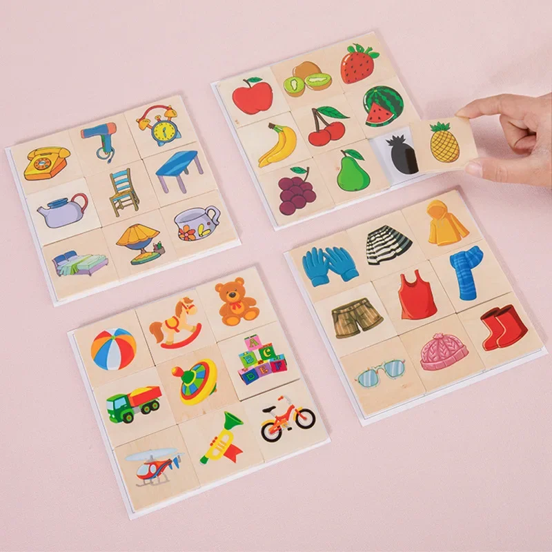 Montessori Shape Matching Puzzle – Kiddie Corner