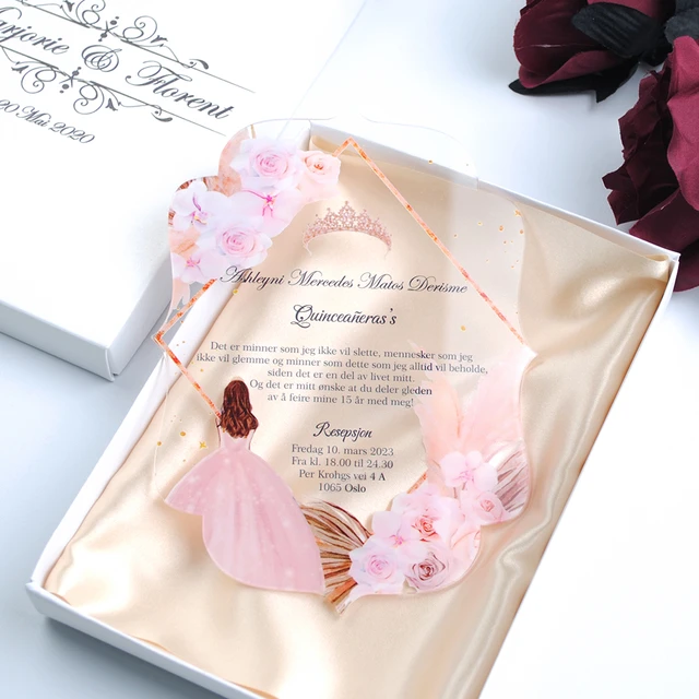 Quinceanera Box Invitations