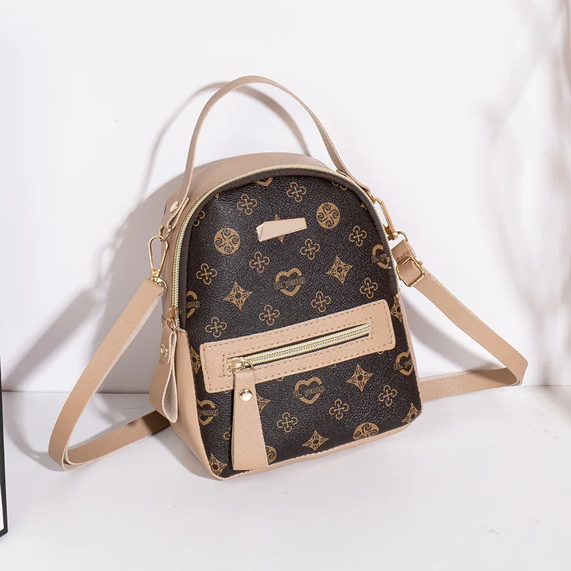 New Korean Fashion Casual Flower Backpack Single Shoulder Bag Daily ...