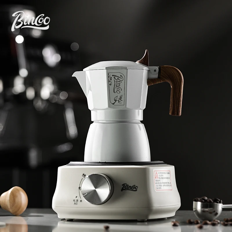 Bincoo Mocha Pot Double Valve Electric Stove Heating Combination Set ...