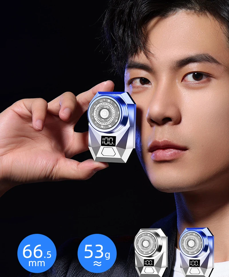 Usb-Mini-Shave-Pocket-Size-Portable-Electric-Shaver-Rechargeable-Razor ...