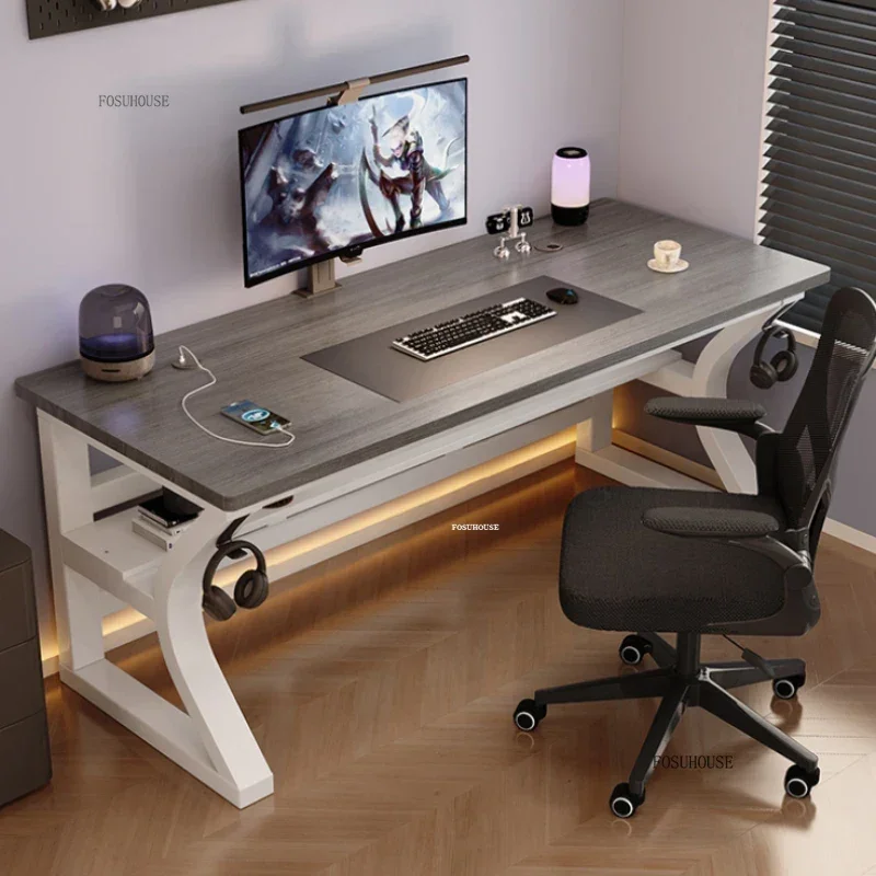 Light-Luxury-Home-Computer-Desks-Modern-Designer-Wooden-Gaming-Desks ...