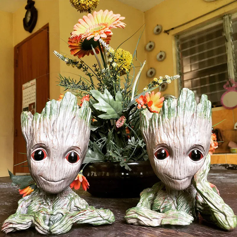 Groot Flower Home Decoration Vases Multifunction Groot Flower Pot ...