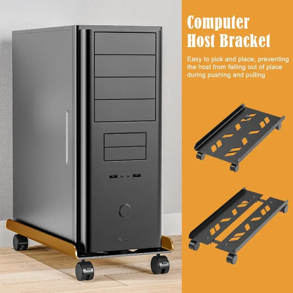 Computer-Tower-Stand-Adjustable-PC-Tower-Stand-Holder-With-Rolling ...
