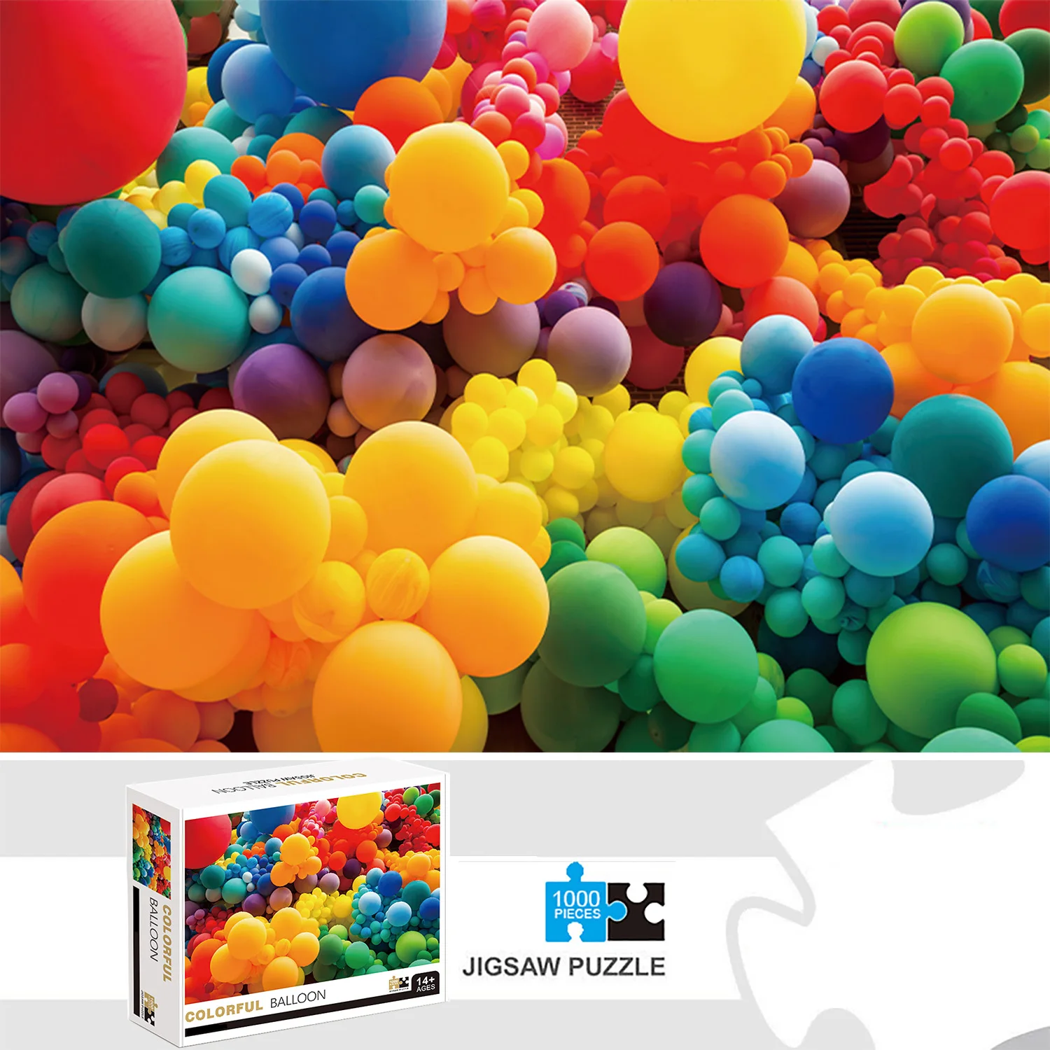 1000-Pieces-Colorful-Balloon-Jigsaw-Puzzle-Home-Decor-Adults-Puzzle ...
