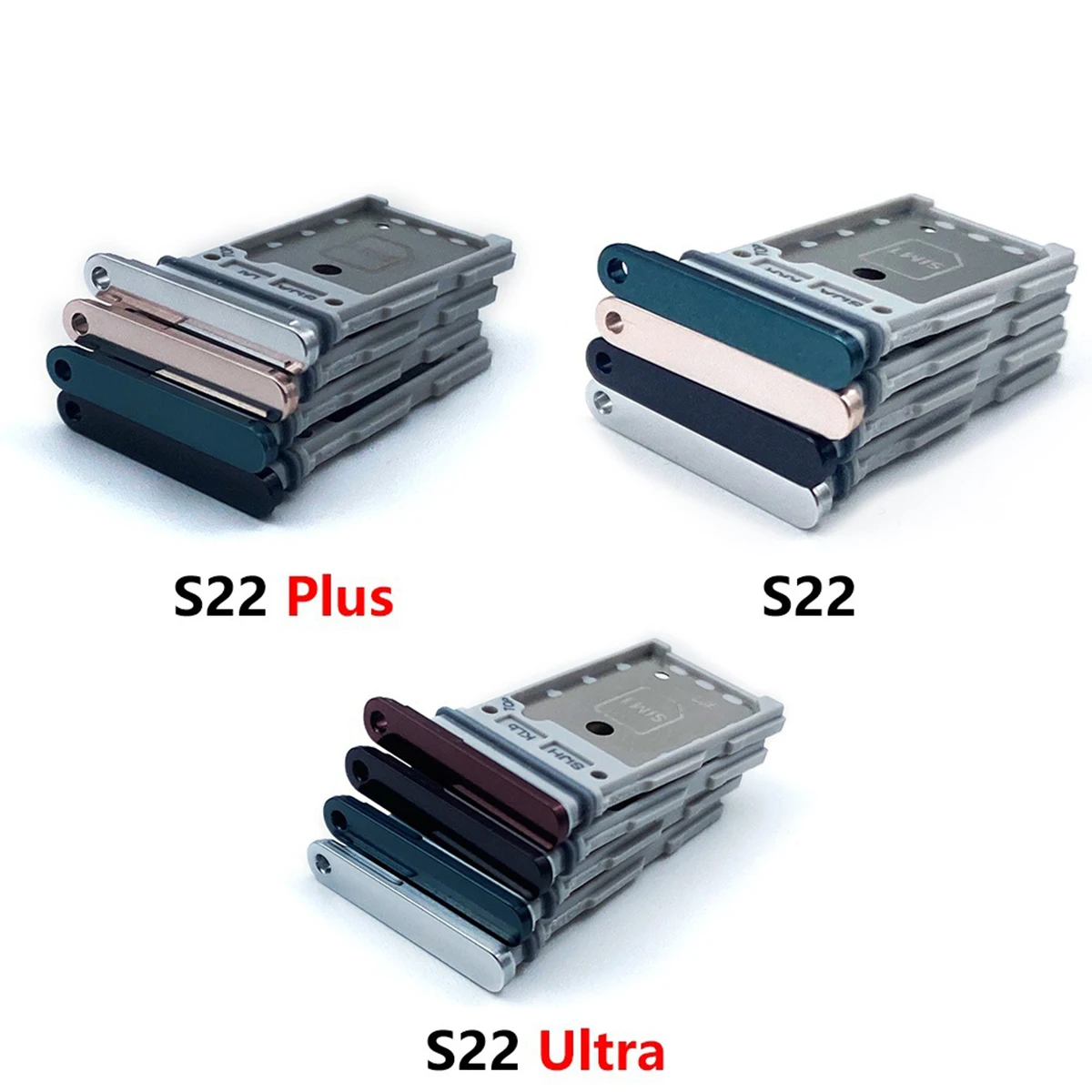 New Dual & Single Sim Card Holder Slot Replacement for Samsung Galaxy ...