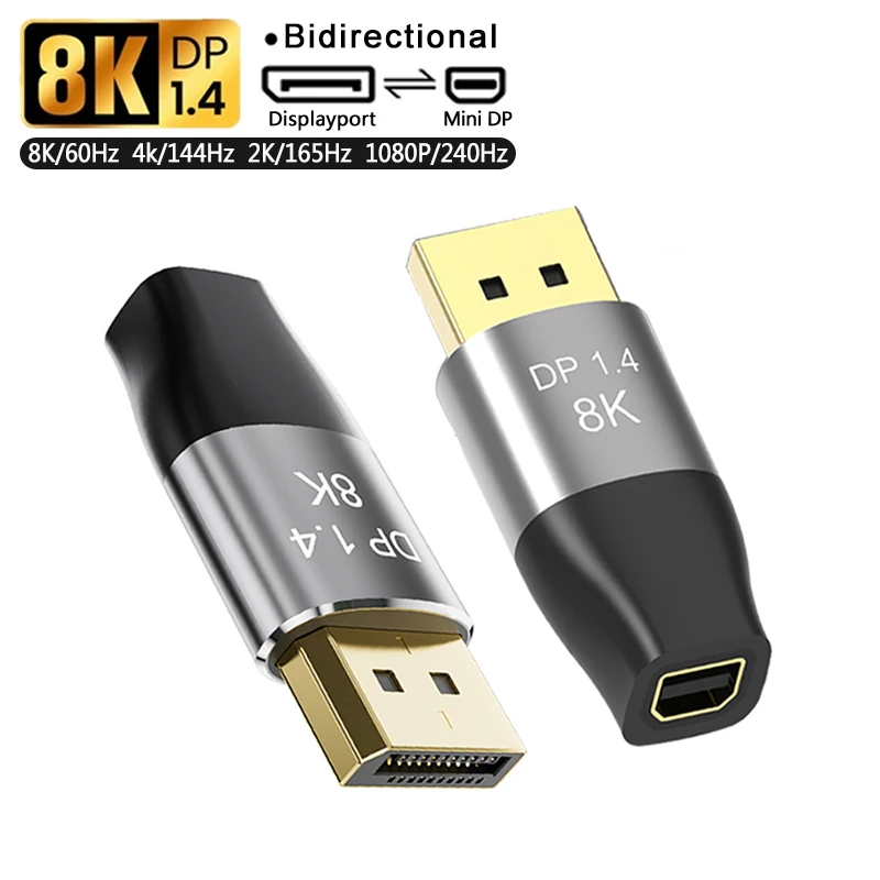 DP-to-Mini-DP-Adapter-8K-60Hz-4K-144Hz-2K-165Hz-Bi-Direction-Male ...