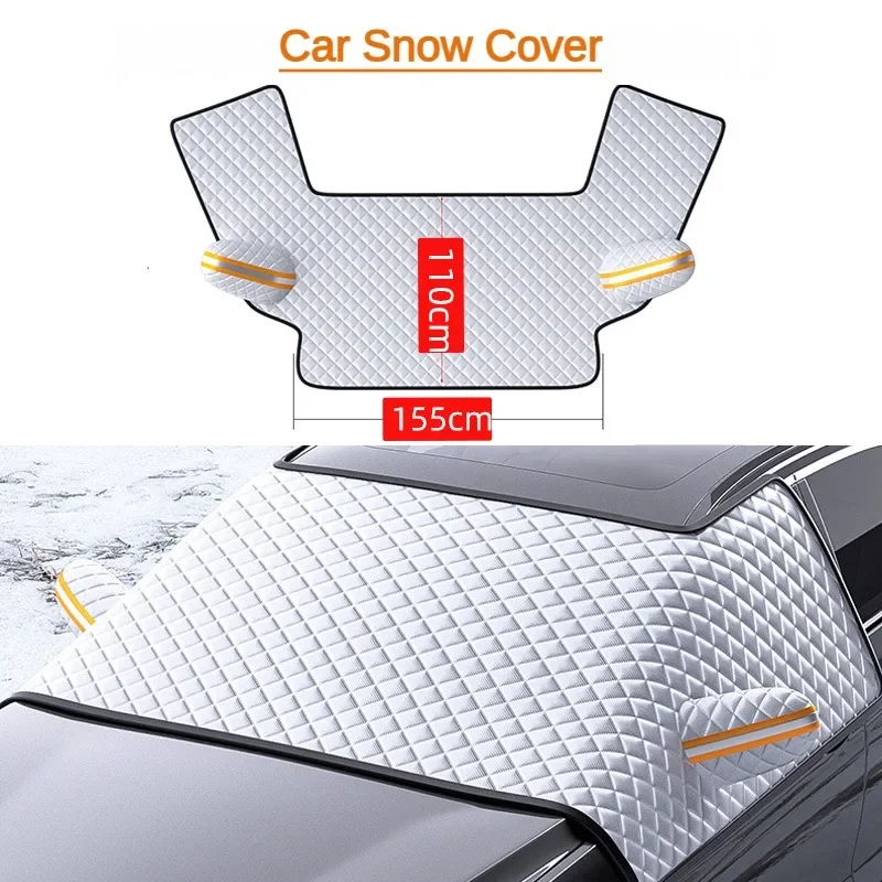 Car Front Windscreen Cover Universal Automobile Sunshade Snow Cover Car ...
