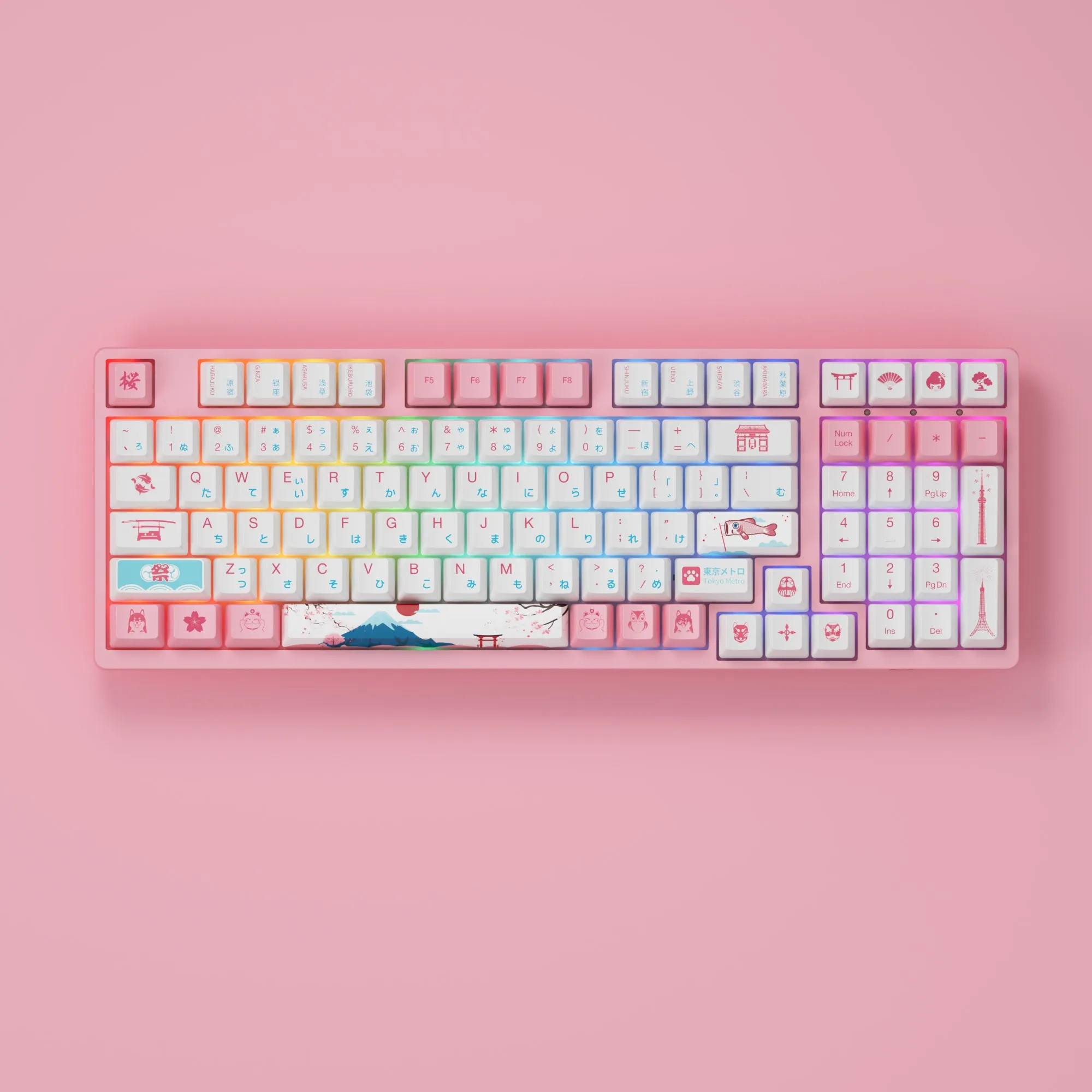 Akko 3098b World Tour Series Tokyo R2 2.4g Wireless Mechanical Gaming ...