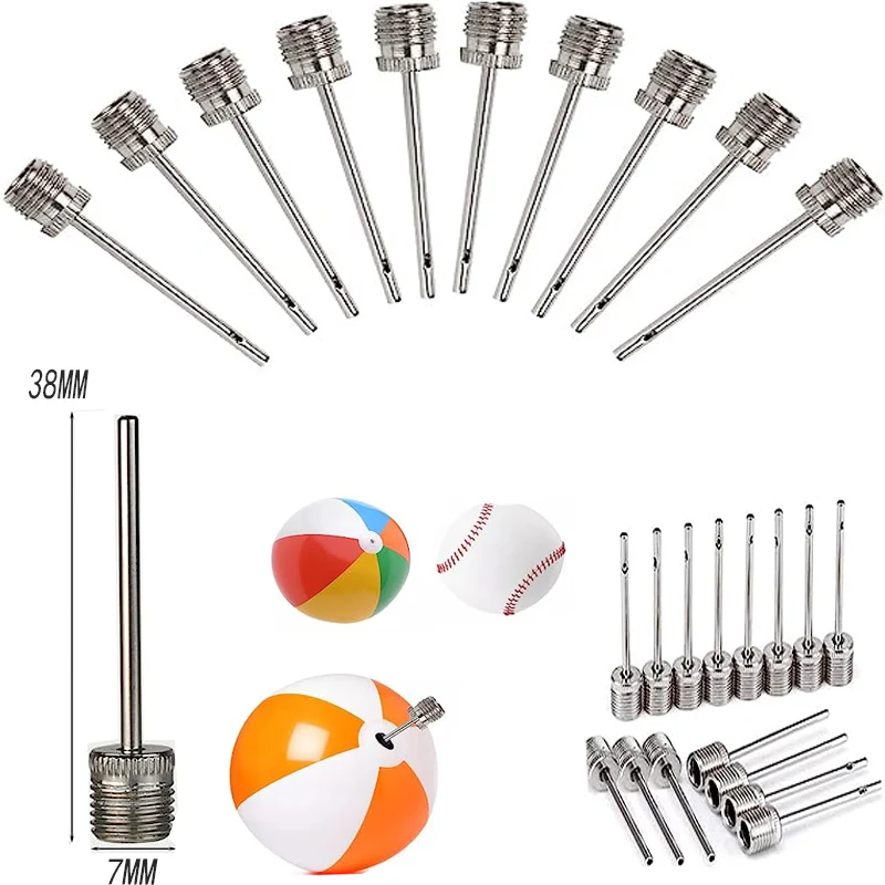 5-10-20pcs-ball-needle-stainless-steel-pump-pin-basketball-inflatable ...