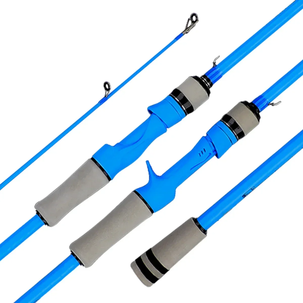 PROXPE-Baitcasting-Spinning-Carbon-2-Section-Fishing-Lure-Rods-Casting ...