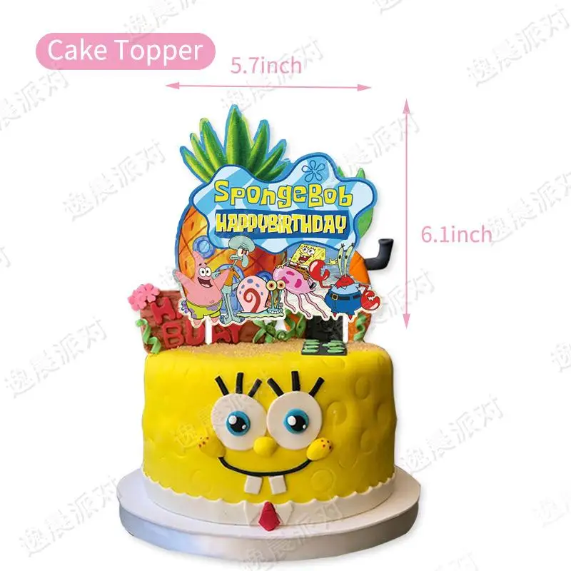 Girly Spongebob Birthday Cakes