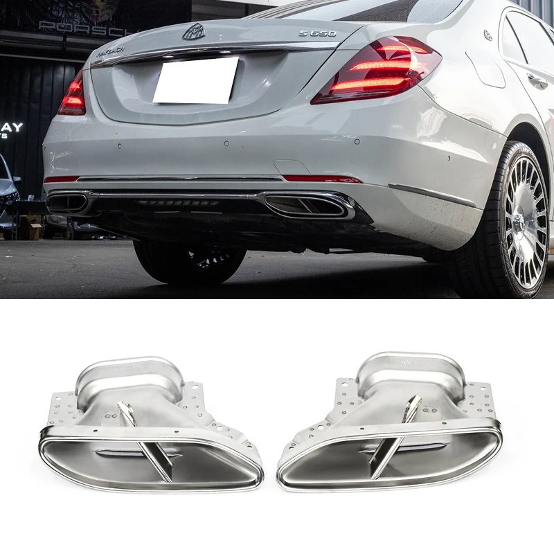 Car Exhaust Pipe Stainless Steel Exhaust Pipe Muffler Tips For Benz ...