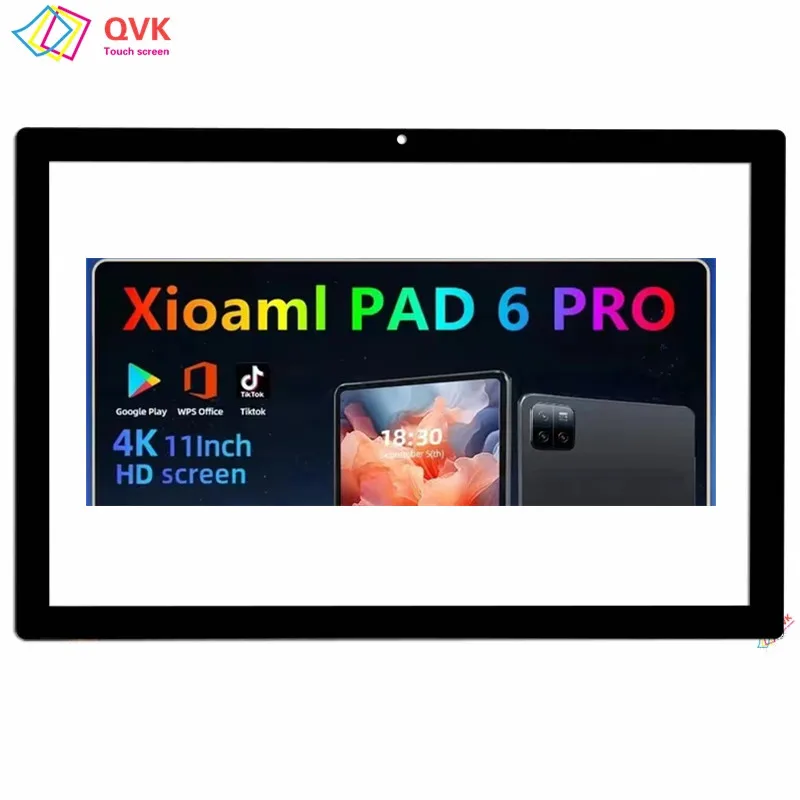 Black-For-XioamI-Pad-6-Pro-Tablet-Capacitive-Touch-Screen-Digitizer-Sensor-External-Glass-Panel ...