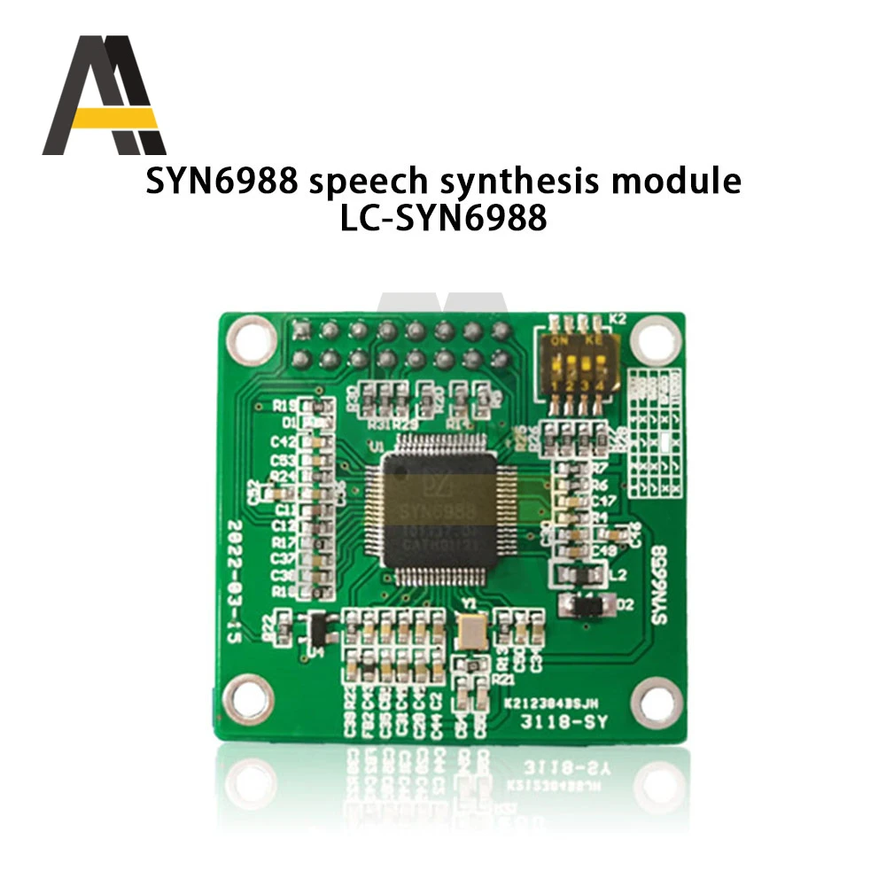 Syn6988 Chinese English Speech Synthesis Board Uart Spi Interface Tts Speech Conversion Board ...