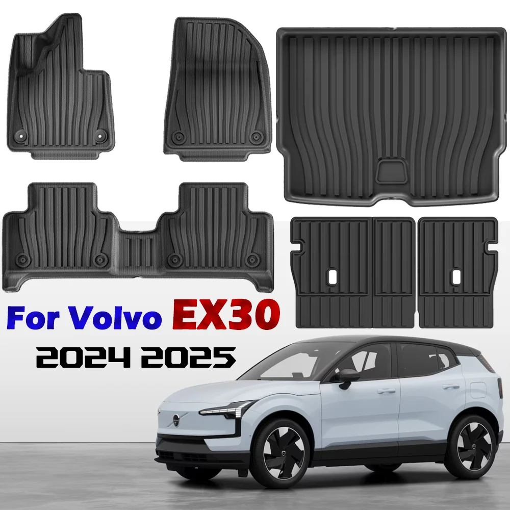TPE-Floor-Mats-For-Volvo-EX30-2024-All-Weather-Waterproof-Automotive ...