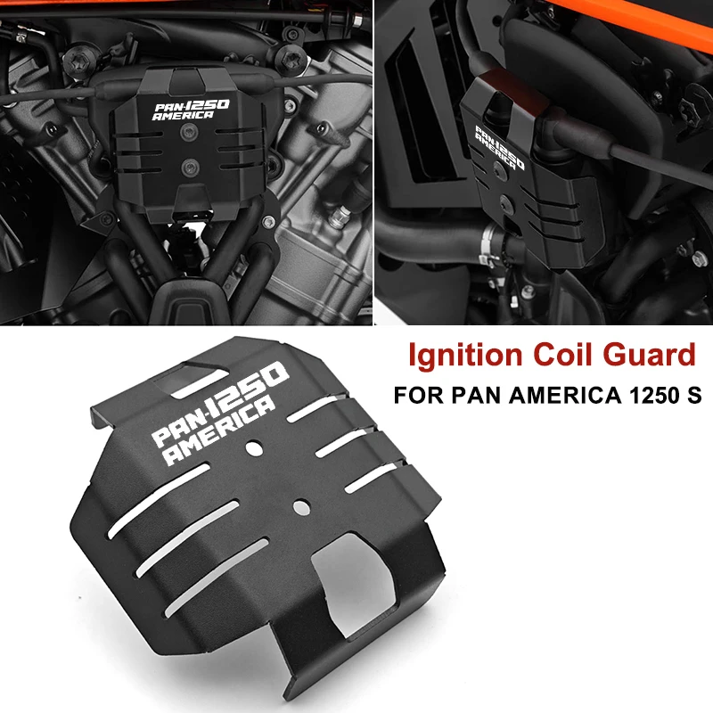 For Pan America 1250 1250S CNC Aluminum Ignition Coil Guard Protection ...