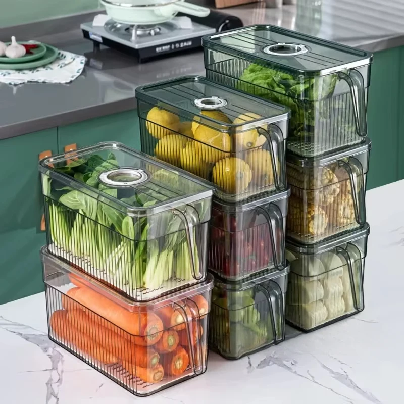 Large Fridge Container for Fruit and Vegetable Storage Keep Your ...