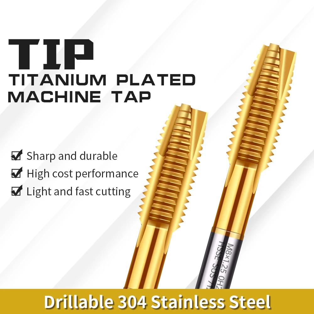 Augusttools-M2-to-M24-Machine-Screw-Tap-Spiral-Metric-Thread-Tap-For ...