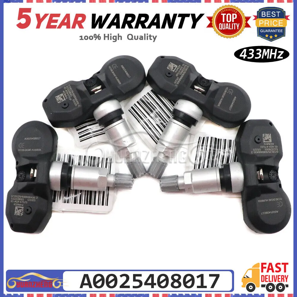 A0025408017-Car-TPMS-Tire-Pressure-Sensor-For-Mercedes-Benz-C250-E350 ...