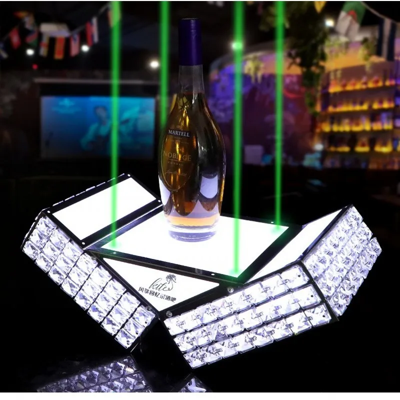 Bar-Nightclub-Metal-Castle-LED-light-base-Whisky-wine-Champagne-Display ...