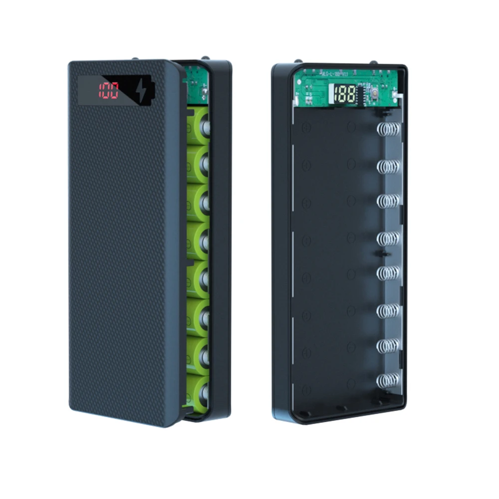8-18650-Power-Bank-Battery-Case-With-Digital-Display-Dual-USB-Type-C ...