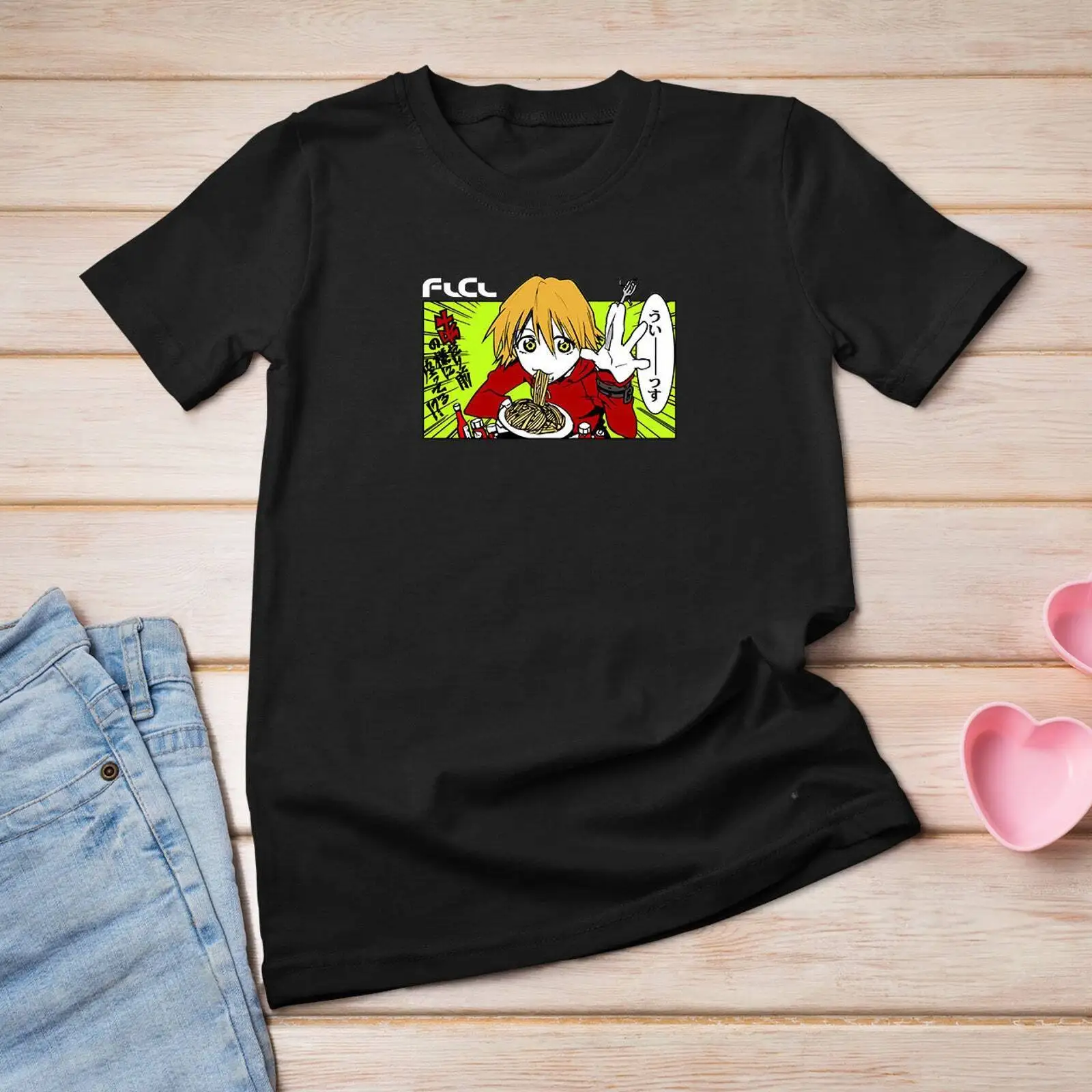 1999-FLCL-Fooly-Cooly-Anime-Comics-Gift-Birthday-Christmas-T-Shirt ...