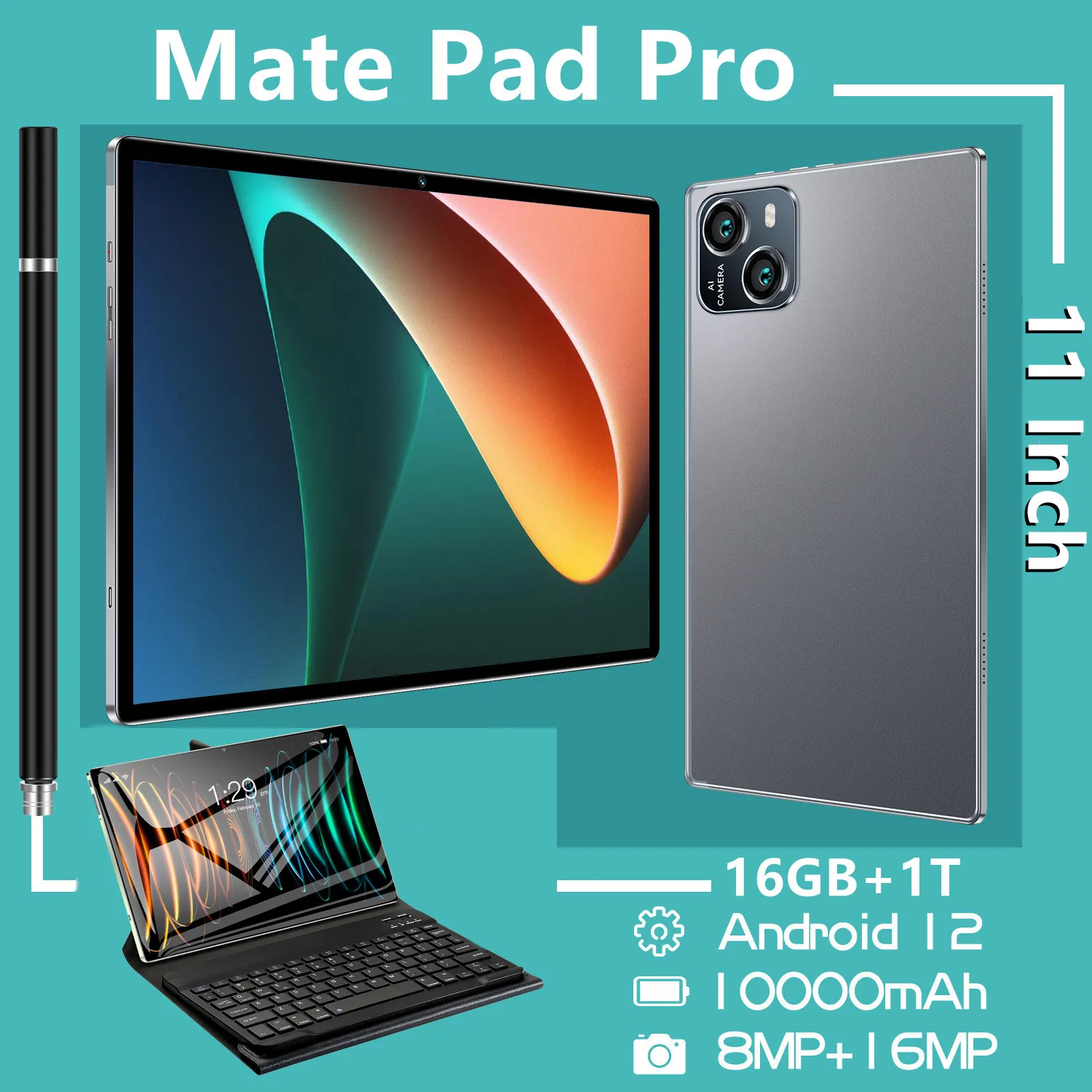 Tableta-versi-n-Global-dispositivo-con-Android-12-16GB-1T-2023-pulgadas ...