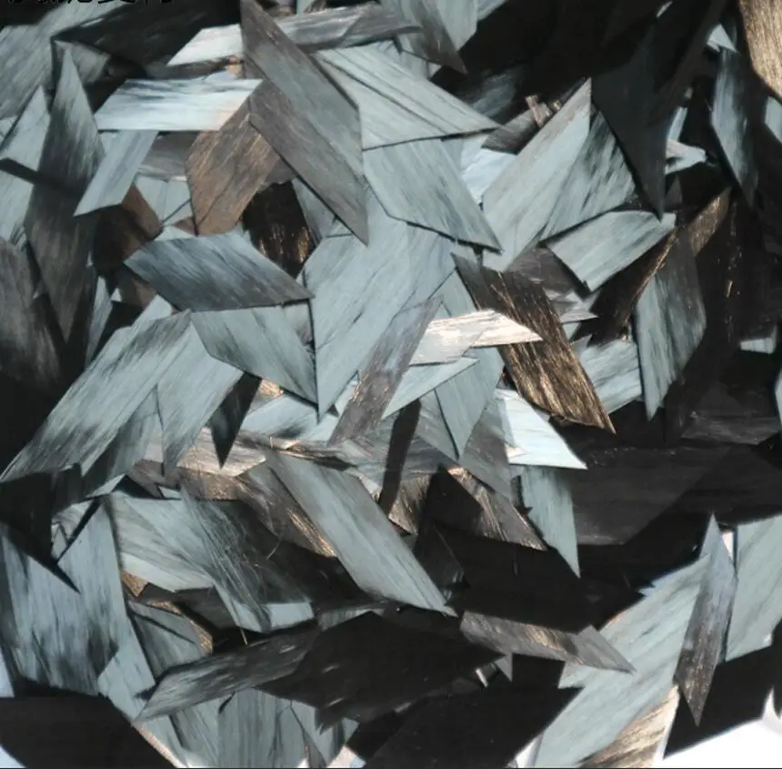 Flake Forged Carbon Fiber 42mm Diamond Shaped Chopped Strand Short Cut ...