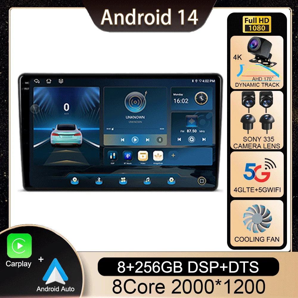 10-Android-14-DTS-2000x1200-QLED-Screen-All-In-One-Universal-Auto ...