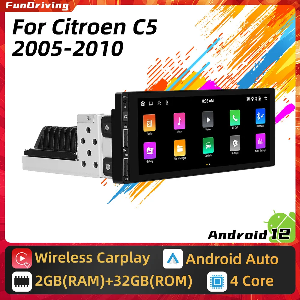Multim-dia-Do-Carro-Android-para-Citroen-C5-2005-2010-1-R-dio-Din ...