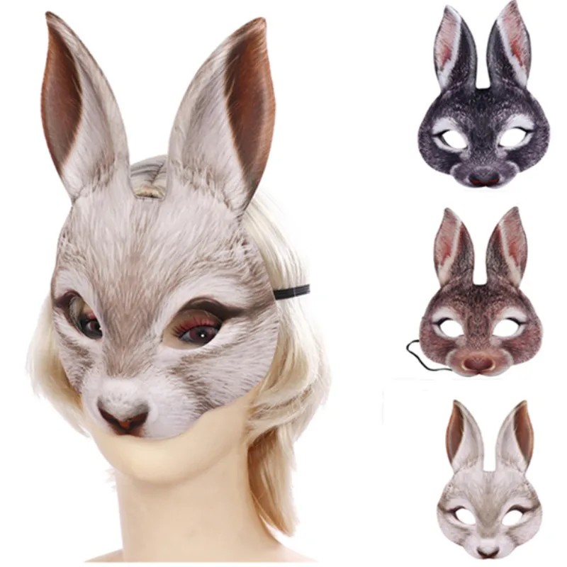 Halloween-Rabbit-Masks-Mascaras-Animales-Prop-Mask-Unisex-Carnival ...