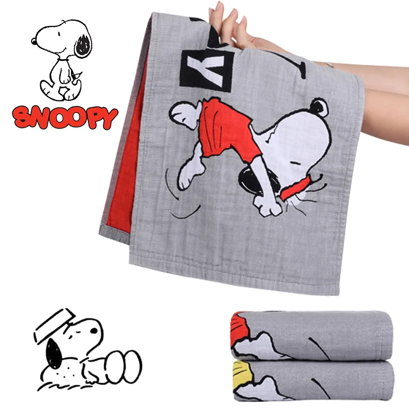 Snoopy-Towel-Cute-Cartoon-Cotton-Wash-Face-Household-Absorbent-Face ...