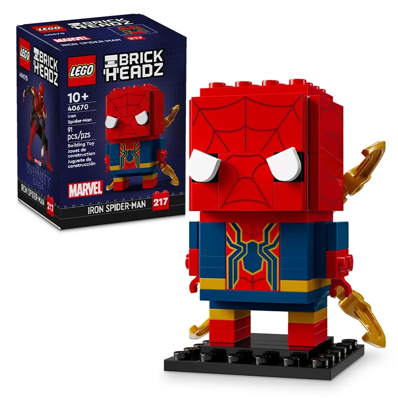 LEGO 40670 Brick Headz Iron Spider-Man - AliExpress 26