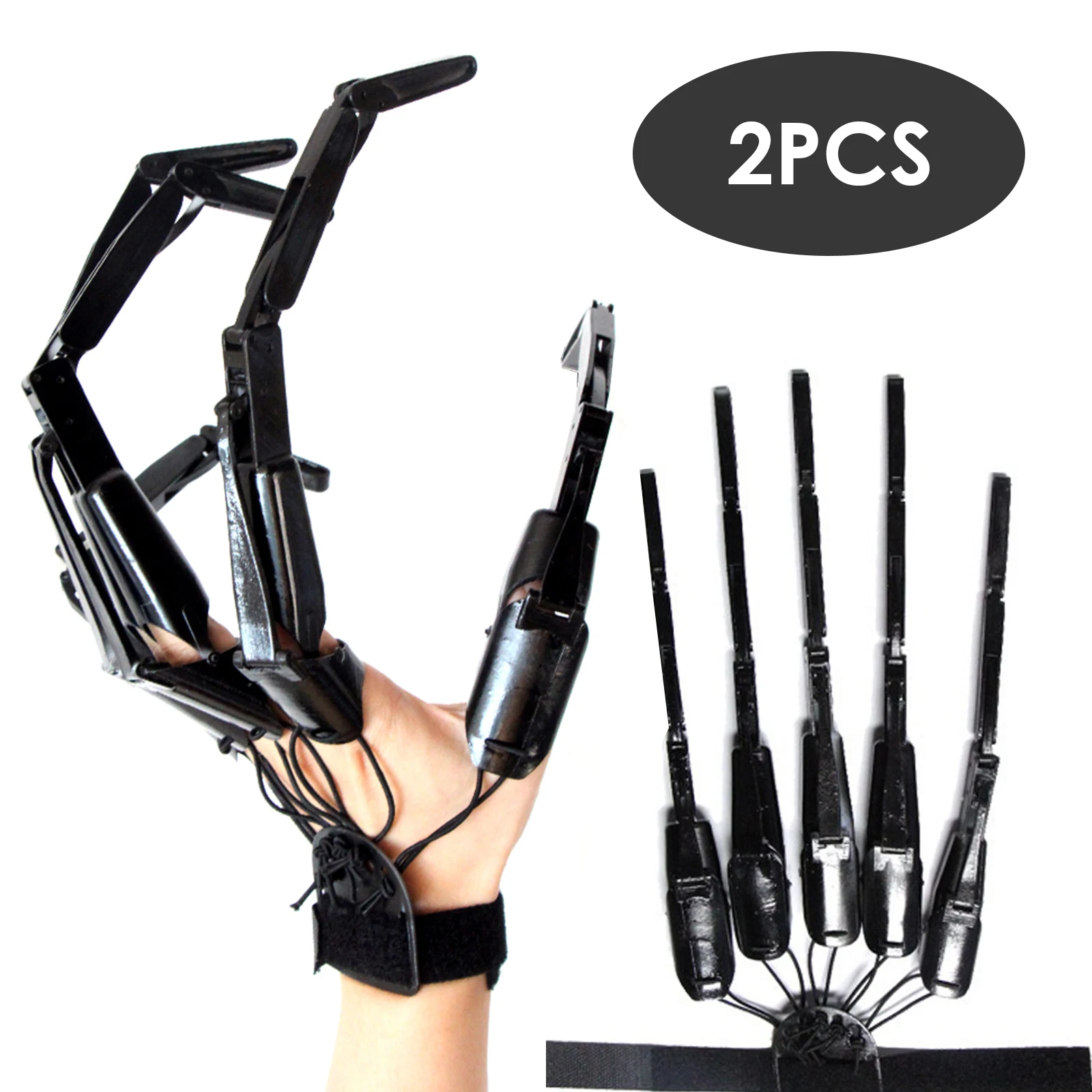 3d Halloween Articulated Finger Claw Cosplay Decoration Party Props ...