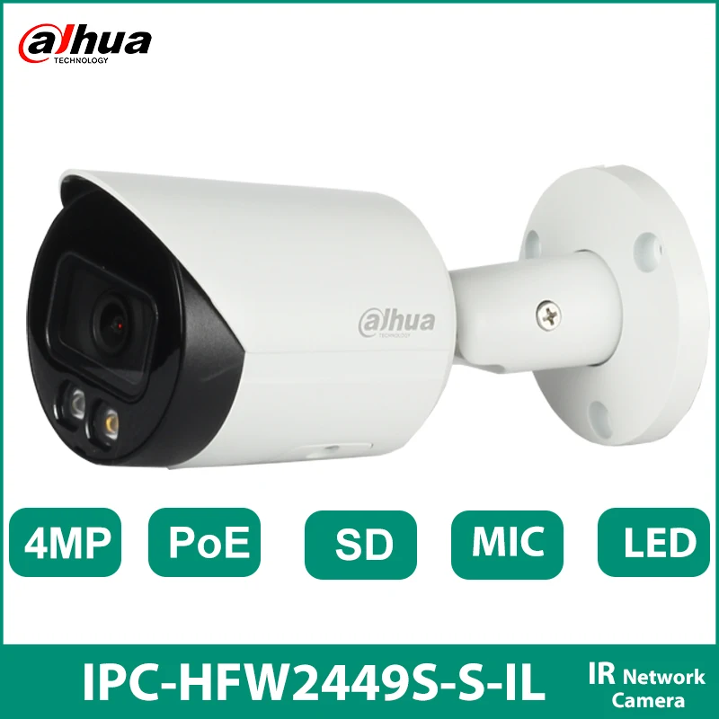 Dahua International Version IPC HFW2449S S IL 4MP Built in Mic IP ...