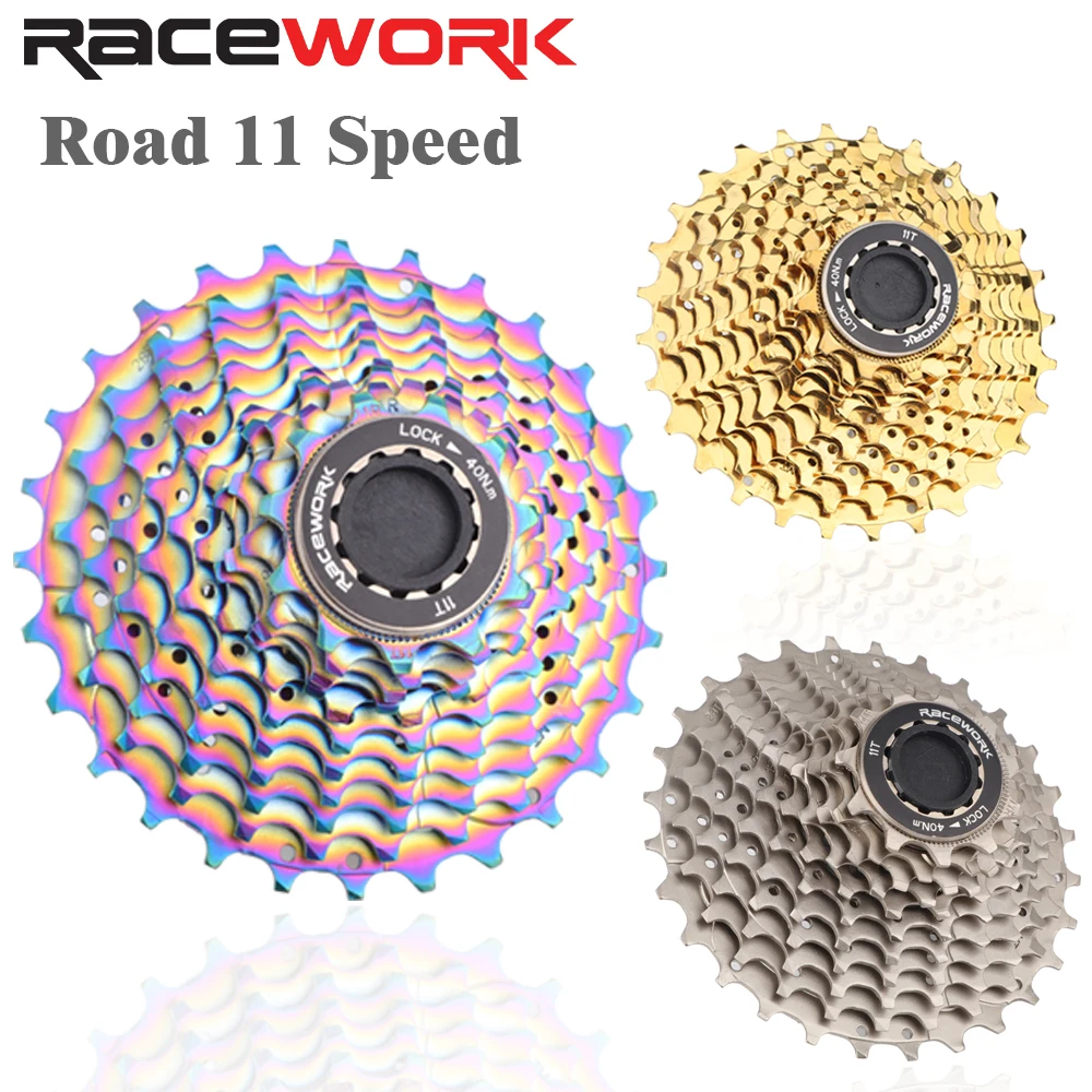 RACEWORK Road Bike 11 Speed Cassette 28/32/34T Bicycle 12S Freewheel ...