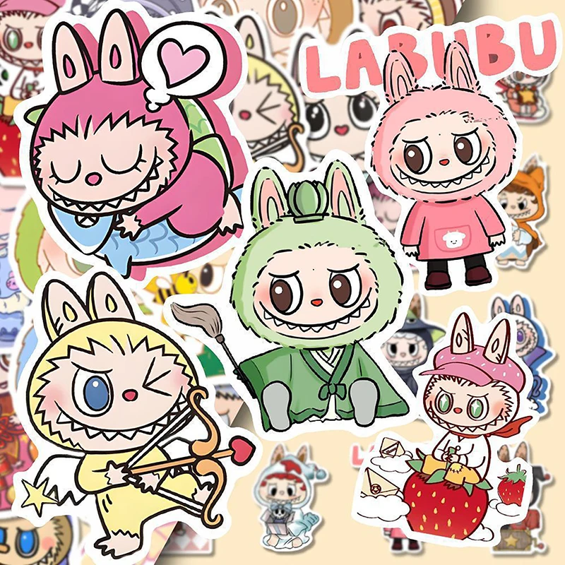 Labubu-Monster-stiker-anti-air-80-buah-botol-air-lucu-Laptop-Skateboard ...