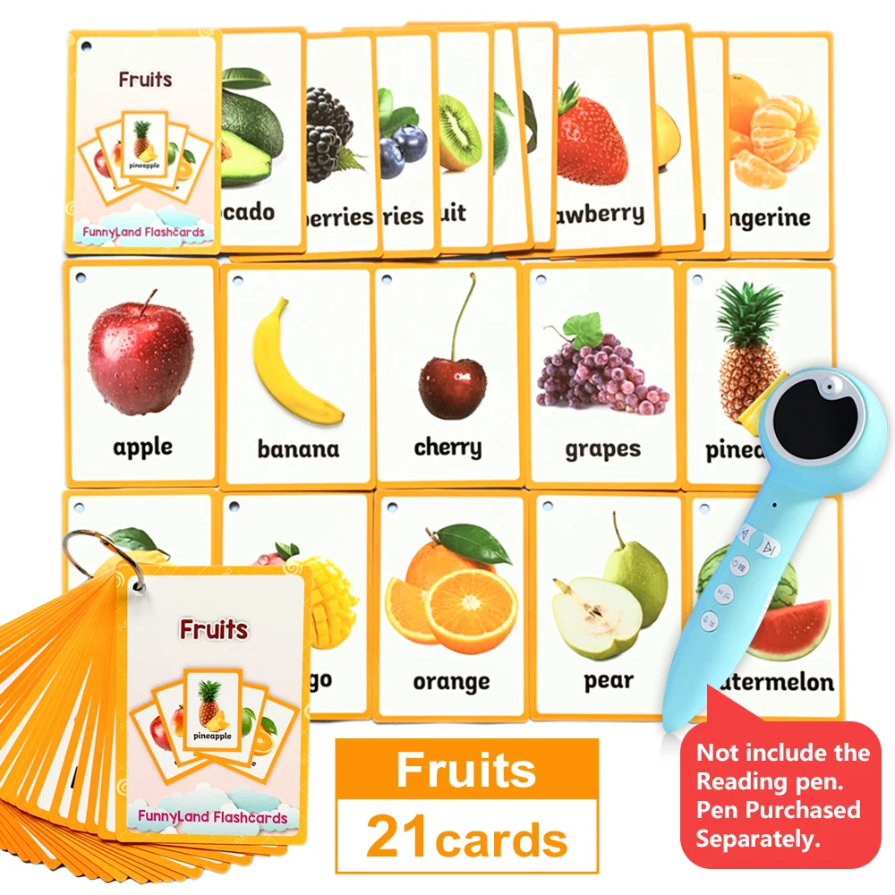 Tarjeta de bolsillo con palabras de aprendizaje de inglés para niños ...