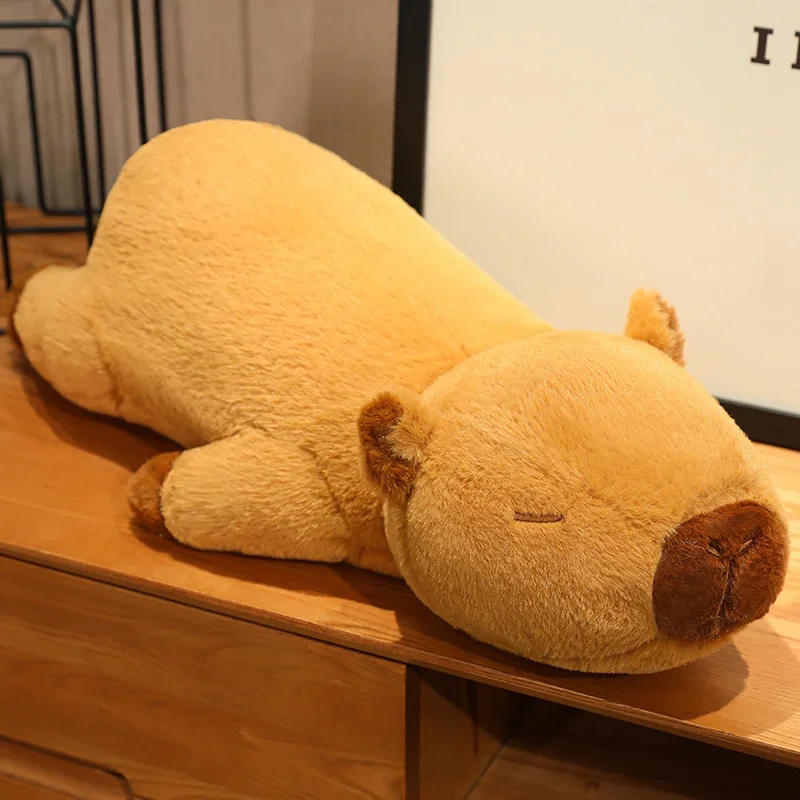 Kawaii-Simulation-Fluffy-Capybara-Plush-Doll-Stuffed-Cute-Animals ...